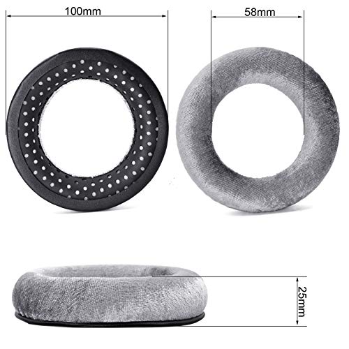 DT990 DT770 Ear Pads - defean Replacement Ear Cushion Pads Earpad Compatible with beyerdynamic DT990 / DT880 / DT770 PRO Headphones (Gray)