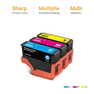 E-Z Ink (TM Remanufactured Ink Cartridge Replacement for Epson 302XL 302 T302XL T302 to use with Expression Premium XP-6000 XP6000 XP-6100 XP6100 Printer (1 Cyan, 1 Magenta, 1 Yellow, 3 Pack)