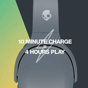 Skullcandy Crusher Evo Wireless Over-Ear Headphone - Chill Grey (Renewed)