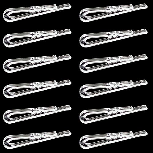 1000 Pcs U Shape Plastic Alligator Clips with Teeth Clear Shirt Folding Clips for Socks Dress Ties Hold Garments in Place