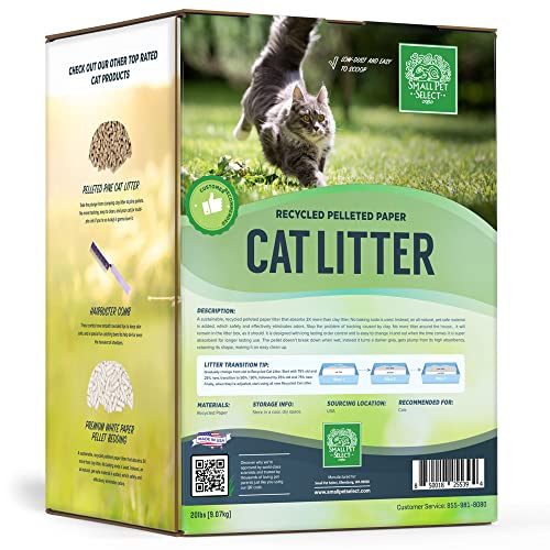 Small Pet Select-Recycled Pelleted Paper Cat Litter, 20lb