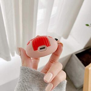 Used forAirpods 1&2 Charging Case Cover , Cute Cartoon Anime AirPods Case ,Silicone Airpods Cover with Keychain (Titan)