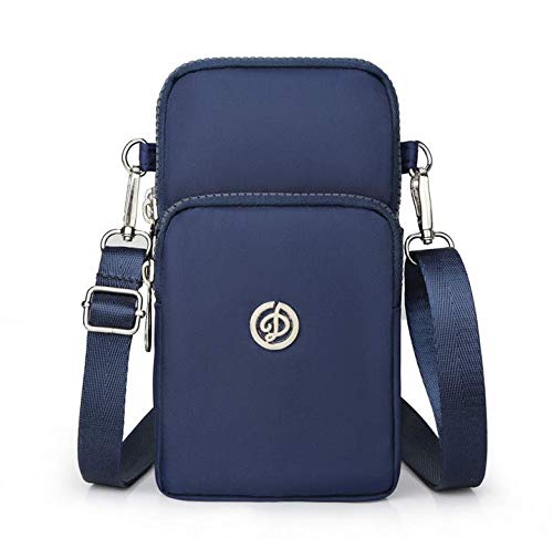 Travel Small Crossbody Bag Cell Phone Purse Wallet Case for Samsung Galaxy S23 Ultra S22 Ultra S21+ S20 FE S20 Ultra S10 Plus Note20 Ultra A02 A22 A03 A33 A13 A51 A52 31s A21s (Blue)