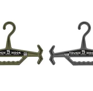 Tough Hook Original Hangers Set of 2 Foliage and Grey |USA Made | Multi Pack