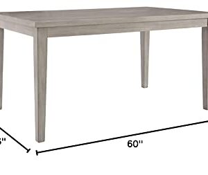 Signature Design by Ashley Parellen Modern Farmhouse Rectangular Dining Room Table, Gray