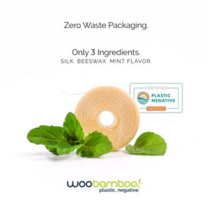 WooBamboo! Biodegradable Silk Dental Floss: 2-Pack Bundle