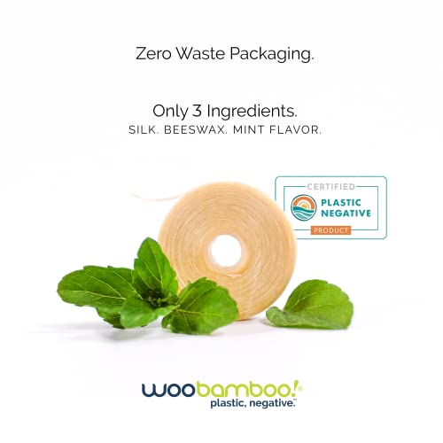 WooBamboo! Biodegradable Silk Dental Floss: 2-Pack Bundle