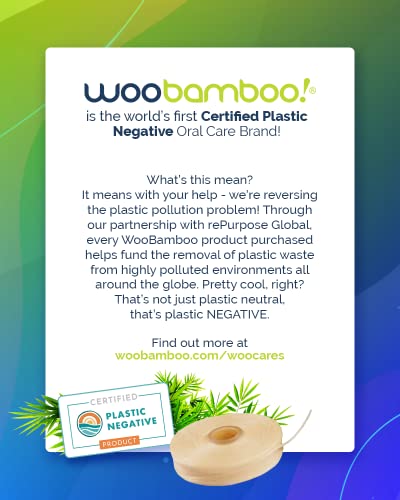 WooBamboo! Biodegradable Silk Dental Floss: 2-Pack Bundle