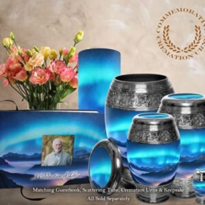 Aurora Borealis Cremation Urns for Adult Ashes for Funeral, Burial & Niche Northern Lights Urns for Human Ashes - Urns for Ashes Adult Male - Urns for Human Ashes Adult Female Large XL Small Keepsake