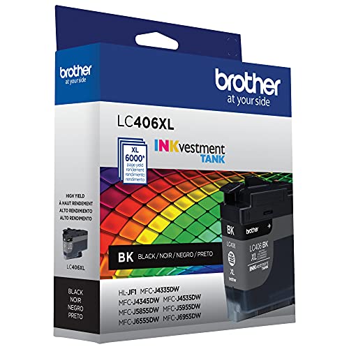 Brother LC406XLBK High Yield Black Ink Cartridge