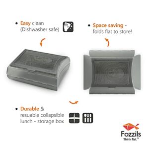 Fozzils Snapfold Fold Box Light Grey/Grey