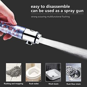 Shower Head,REHAVE Jetting Filter Shower Sprayer,High Pressure 3 Mode,Handheld Spray Showerheads for Dry Skin Hair,Handheld Filter Supercharged Large Rainfall,Purifying Filtration Mineral Stone Beads