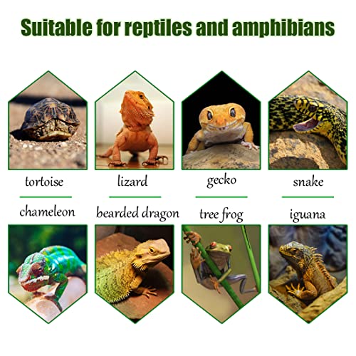 Hamiledyi Reptile Carpet Coconut Fiber Mat Terrarium Bedding Substrate Liner Soft Green Mat for Bearded Dragon Tortoise Lizard Snake Gecko Chamelon Iguana(2 Pcs)