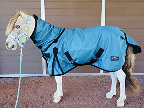 Mini-Pony 1200 D Ripstop Hooded Waterproof Sheet (52-54", Teal)