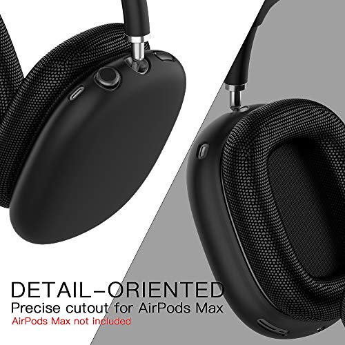 Tucana Silicone Earpads Full Cover Compatible for AirPods Max Headphones, Anti-Scratch Shock Protectors for AirPods Max, Ear Cushions