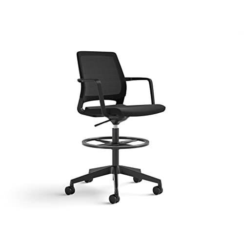 Safco Products Medina Extended-Height Office Chair, Black (6827BL)