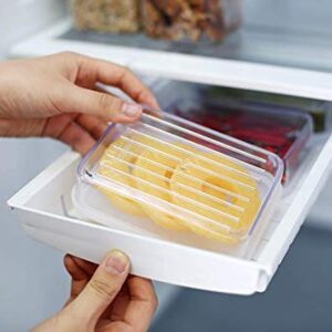 BBGT Hanging Storage Rack, Ziplock Bag Organizer, Telescopic Storage Clip Slide Rail Tray, Food Bag Zip-Bag Fresh Holder for Fridge Freezer Refrigerator