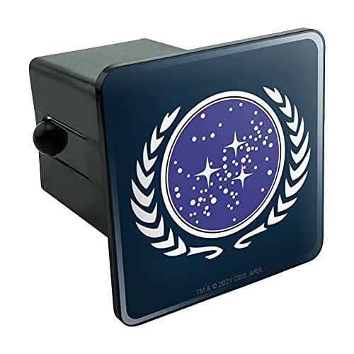 Star Trek United Federation of Planets Logo Tow Trailer Hitch Cover Plug Insert