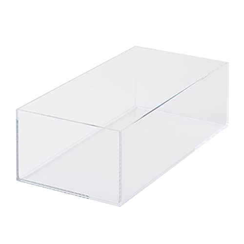 無印良品 MUJI 44089576 Overlapping Acrylic Box, Medium, Approx. Width 10.0 x Depth 5.0 x Height 3.1 inches (25.2 x 12.6 x 8 cm), Transparent