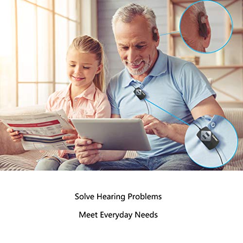 bonein Bone Conduction Hearing Headphone for The Elderly to Watching TV or Communicate,Personal Hearing Headset for Hard of Hearing