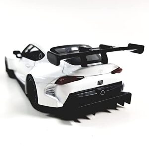 KiNSMART Toyota GR Supra Concept Racing Edition 1/36 Scale Diecast Race Car (White)