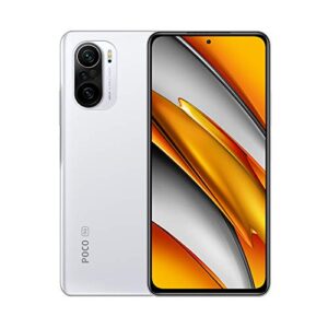 poco f3 5g + 4g volte unlocked global gsm 128gb+6gb 6.67 inch 48mp triple camera (not verizon/boost) (w/fast car charger bundle) (artic white)