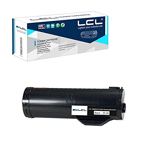 LCL Remanufactured Toner Cartridge Replacement for 106R02731 106R02720 Phaser 3610 3610DN 3610N WorkCentre 3615 3615DN 25300 Pages 3610V Phaser 3610DNW 3615V 3615DNW (1-Pack Black)