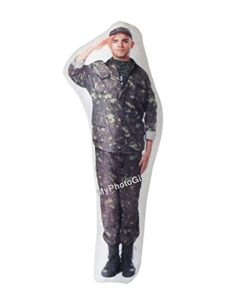 myphotogifts military daddy doll navy doll army doll deployment gift customized pillow, multicolor, 16 inches