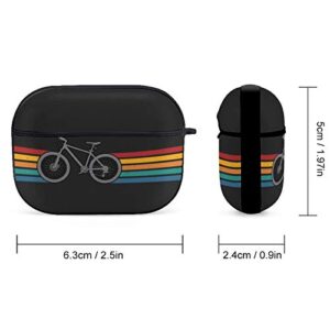 Retro Cycling Bicycle Airpods Case Cover for Apple AirPods Pro Cute Airpod Case for Boys Girls Silicone Protective Skin Airpods Accessories with Keychain