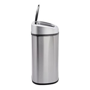 Amazon Basics Automatic Hands-Free Stainless Steel Trash Can - 80-Liter, 2 Bins