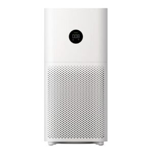 xiaomi mi air purifier for home large room bedroom, monitor quality with pm2.5 display,true h13 high efficiency filter eliminate 99.97% odor smoke mold pollen dust pet dander 409 sq ft coverage,model 3c