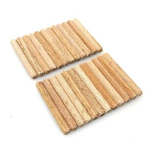 replacementscrews wooden dowel pins compatible with ikea part 101339 (kallax shelves) (pack of 24)