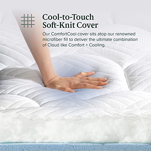 Zinus 12 Inch Winter Cloud Memory Foam Mattress/Pressure Relieving/CertiPUR-US Certified/Bed-in-a-Box/All-New/Made in USA, Full, White