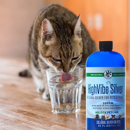 HighVibe Silver 32 oz and 16 oz Colloidal Silver for Pets