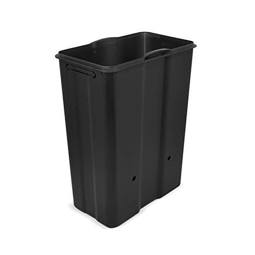 Innovaze 2.6 Gal./10 Liter Slim Stainless Steel Step-on Trash Can for Bathroom and Office