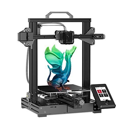 Voxelab Aquila X2 Upgrade 3D Printer Integrated Structure Design with Carborundum Glass Platform and TMC2208 32-bit Silent Mainboard, 8.66x8.66x9.84in Printing Size