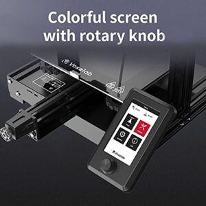 Voxelab Aquila X2 Upgrade 3D Printer Integrated Structure Design with Carborundum Glass Platform and TMC2208 32-bit Silent Mainboard, 8.66x8.66x9.84in Printing Size