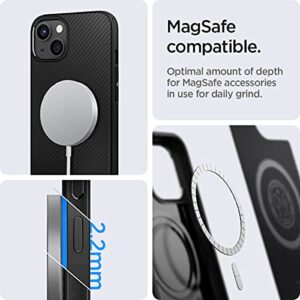 Spigen Mag Armor (MagFit) Compatible with MagSafe Designed for iPhone 13 Case (2020) - Matte Black