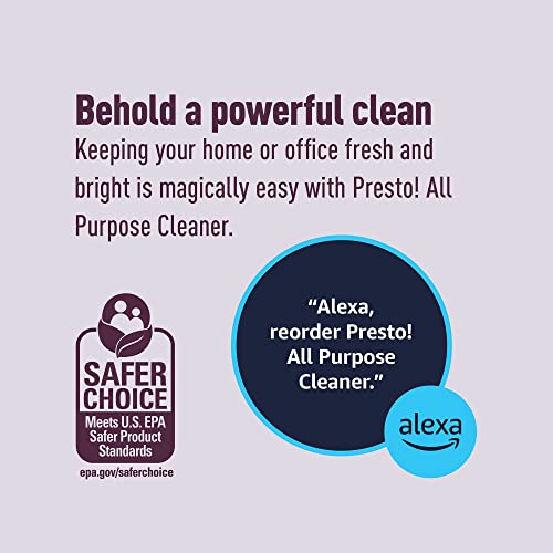 Amazon Brand – Presto! All Purpose Cleaner, Lavender Scent, 32 fl oz, Pack of 2