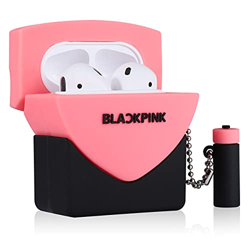 Lupct Fashion Case for AirPod 2/1 Cover Cases Cute Funny Luxury Cool Design for Men Boys Teen Girls Women Fun Unique Character 3D Trendy Pretty Stylish for AirPods 2/1 Air Pods 2/1(Pink Heart)