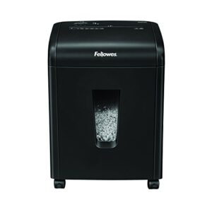 Fellowes 62MC 10-Sheet Micro-Cut Home and Office Paper Shredder with Safety Lock & Powershred Performance Shredder Oil, 12 oz. Extended Nozzle Bottle (35250)