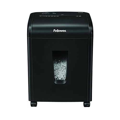 Fellowes 62MC 10-Sheet Micro-Cut Home and Office Paper Shredder with Safety Lock & Powershred Performance Shredder Oil, 12 oz. Extended Nozzle Bottle (35250)