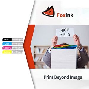 FOXINK Remanufactured for Lexmark Toner Cartridge CS421dn CX421adn CX522ade CS521dn CS622de CX622ade CX622de CX625ade CX625adhe BK 2,000 Pages, CMY 1,400 Pages 78C10K0 78C10C0 78C10M0 78C10Y0 4pack…