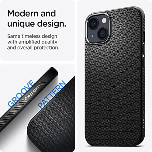 Spigen Liquid Air Armor Designed for iPhone 13 Mini Case (2021) - Matte Black