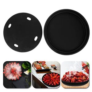 Cabilock Sushi Dry ice Sushi Plate Serving Plate Sashimi Sushi Ceramic Serving Geta Plates Japanese Sushi Board Dry Ice Food Serving Dish Tray Sushi Serving Tray 10inch Japanese Sushi Plate