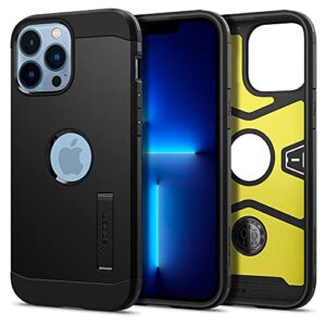 spigen tough armor [extreme protection tech] designed for iphone 13 pro max case (2021) - black