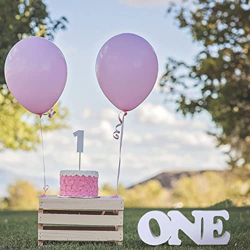 RTMISA One Letter Sign Top for First Birthday Free Standing Word Sign for Anniversary Party Baby Shower Table Top Décor