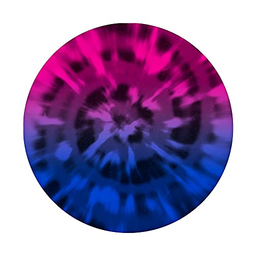 Bisexual Tie Dye Boho Bi Pride Flag Colors Pink Blue Purple PopSockets Swappable PopGrip