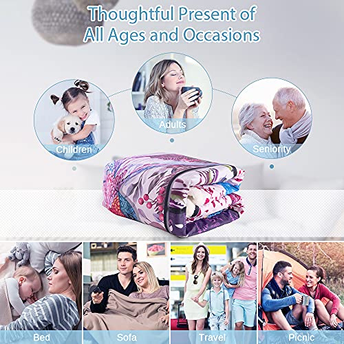 Treeswift I Am Always with You Hummingbird Blankets Soft Warm Sherpa Hummingbird Throw Blankets for Kids and Adults Hummingbird Gifts for Women and Girls