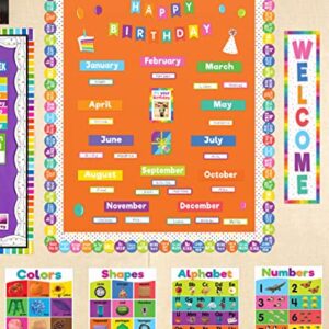 Teacher Created Resources Colorful Dots Straight Border Trim (TCR8325)